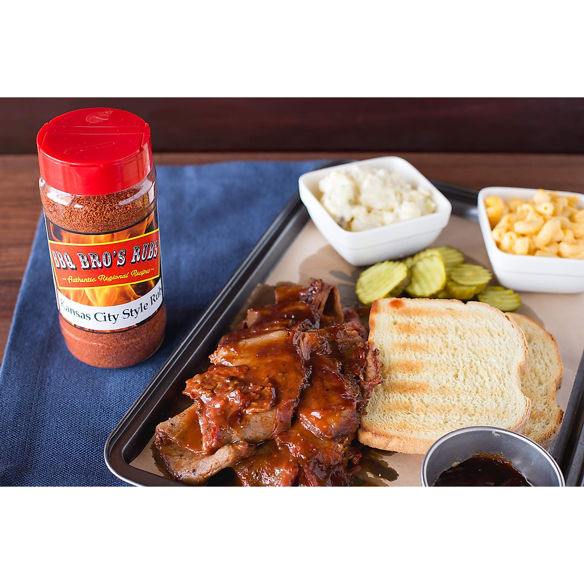 BBQ BROS RUBS (Southern Style) - Barbecue Spices Seasonings - Use for Grilling, Cooking & Smoking - Meat Rub, Dry Marinade, Rib Rub & Meat Seasoning - Great on; Steak, Chicken, Pork, Beef, Brisket