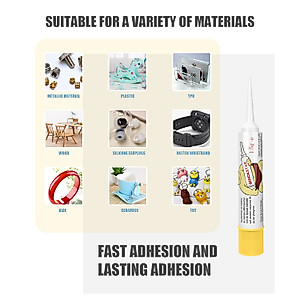 Pack of 50 Convenient Super Glue, All Purpose Adhesive,Instant bonding for bonding Glass, Leather, Metal, Wood, Plastic, Silicone, Rubber - 1.5g/Pack