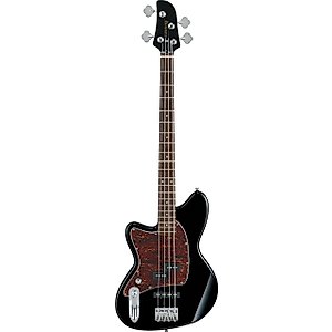 Ibanez TMB 4 String Bass Guitar, Left, Black (TMB100LBK)