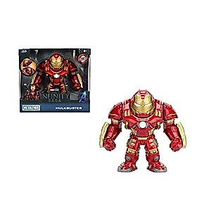 Jada Toys Marvel 6" Hulkbuster & 2" Iron Man Die-Cast Collectible Toy Figure, Red,33431