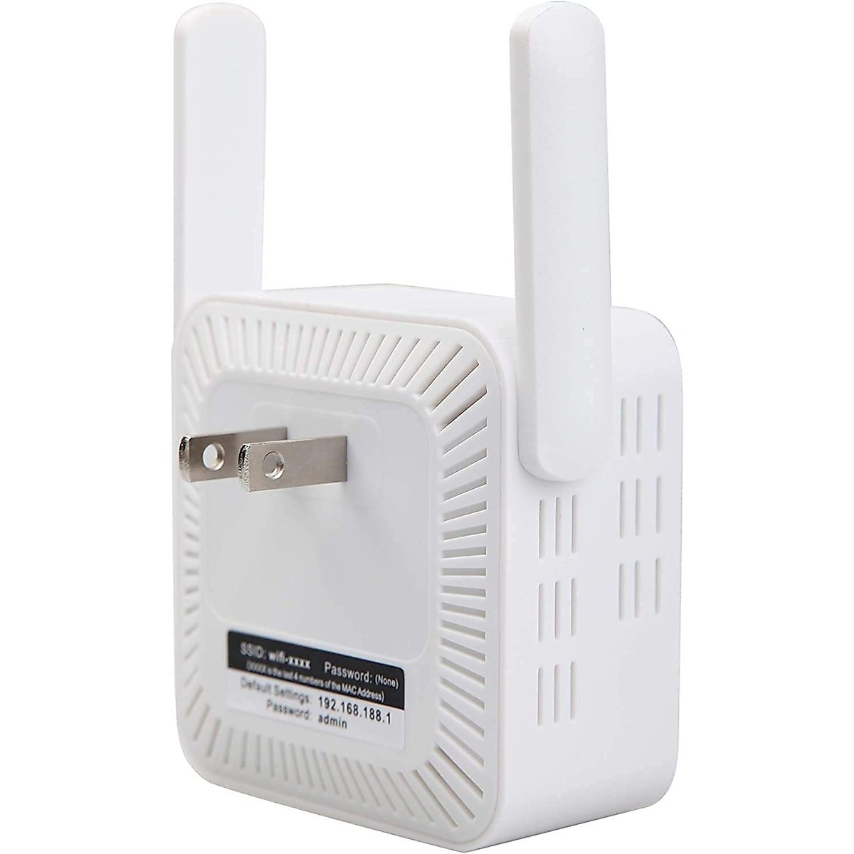 Extendtecc WiFi Booster Wireless WiFi Extender Signal Booster 300Mbps, WiFi Repeater Wireless Signal Booster 2.4 GHz Dual Band 4 Antennas 360° Full Coverage Internet Extender