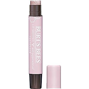Burt's Bees Lip Balm Easter Basket Stuffers, Moisturizing Lip Shimmer Spring Gift for Women, for All Day Hydration, with Vitamin E & Coconut Oil, 100% Natural, Champagne, 0.09 Ounce