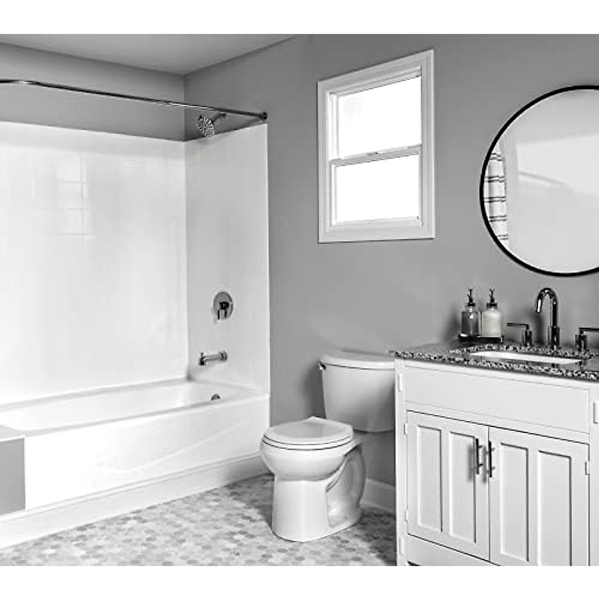 Rust-Oleum 384165 Tub And Tile Refinishing 2-Part Kit, Gloss White,White