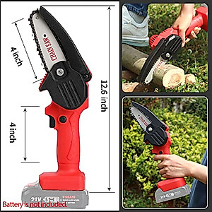 Mini Chainsaw Body, VSSAW 4 inch Small Chain Saw compatible with MAKITA Battery, Battery not included