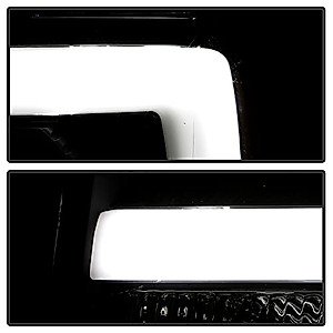 ACANII - For [Halogen Model] 2009-2014 Ford F150 Pickup Black Raptor Style LED Tube Projector Headlights Pair Left+Right