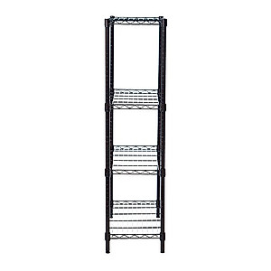 TRINITY 4-Tier NSF Wire Shelving Rack, 36 by 14 by 54-Inch, Bronze