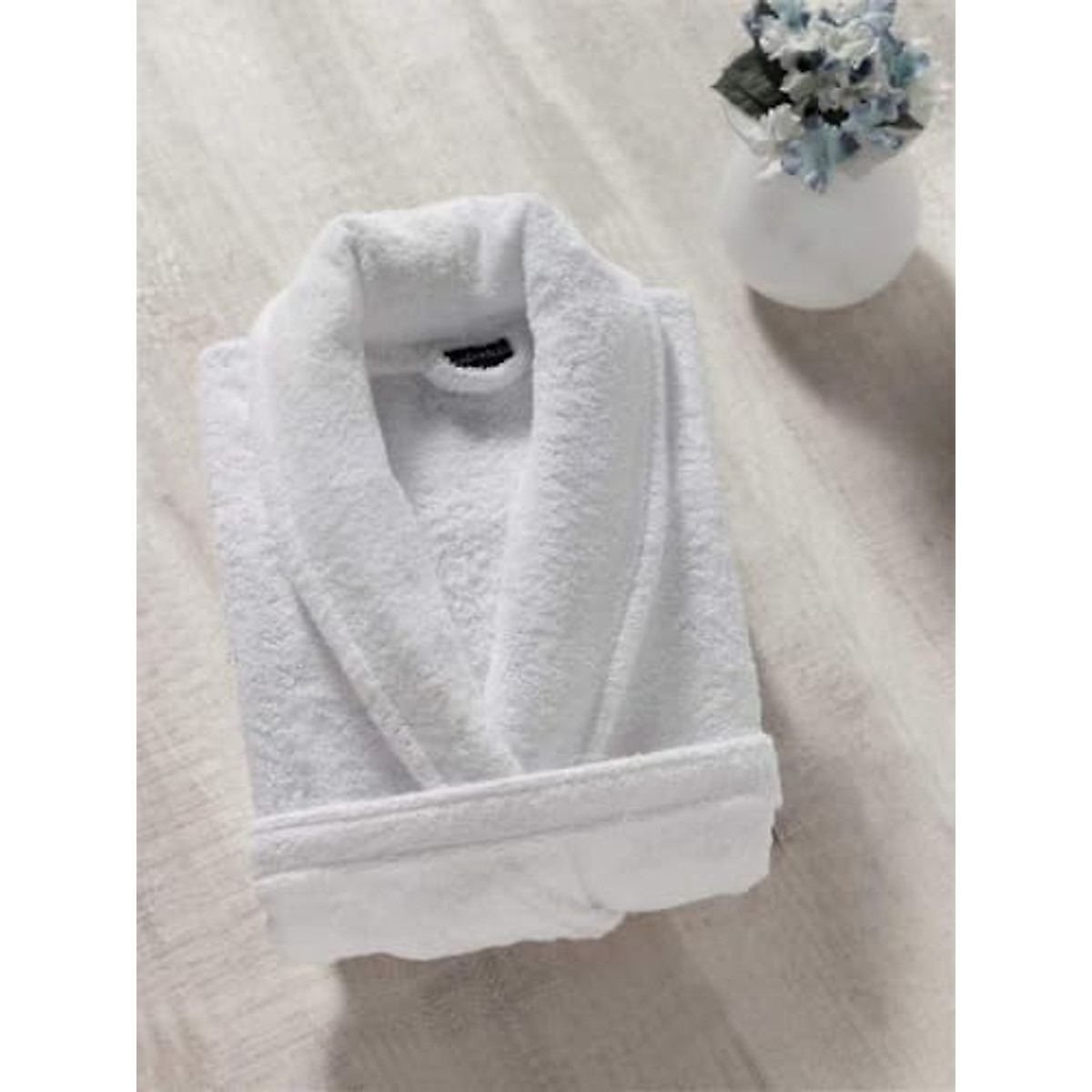 Luxury Terry Cloth Bathrobe - Premium Hotel Robes Made with 100% Turkish Cotton (X Large)