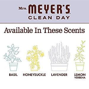 MRS. MEYER'S CLEAN DAY Exfoliating Body Scrub, Sugar Scrub that Leaves Skin Feeling Hydrated & Fresh, Made with Essential Oils, Lavender, 8 oz