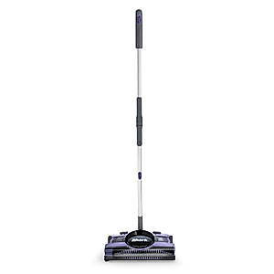 Shark Ultra-Light Cordless 13-Inch Rechargeable Floor & Carpet Sweeper with BackSaver Handle, Motorized Brushroll, and Two-Speed Brush Roll (V2950), Lavender