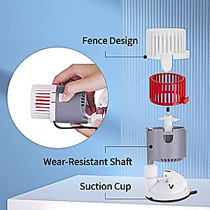 Aquarium Wave Maker,CHERLAM Circulation Pump 360° Rotating,1981GPH Powerhead Submersible Water Pump for FIsh Tank,Mini Water Circulation Device