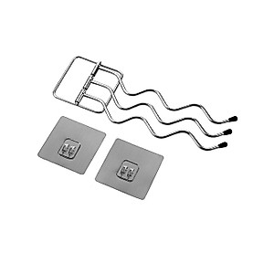 Rotating Towel Holder Rack for Kitchen Bathroom - Stainless Steel Wall Mounted Towel Bar with 3-Arm