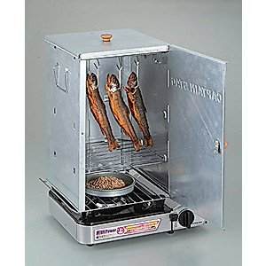 CAPTAIN STAG M-6547 Barbecue Smoker, Advanced Folding Smoker, Smoke Compatible