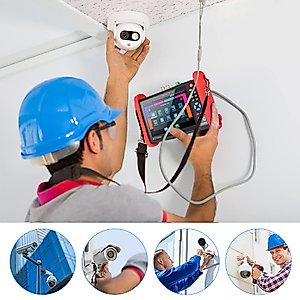 ELECTOP Upgraded 7 inch IPS Touch Screen IP Camera Tester, Support AHD, TVI, CVI & CVBS CCTV Tester Security Analog Tester with PTZ/POE/WIFI/4K H.265/HDMI in&Out/RJ45 TDR/Firmware