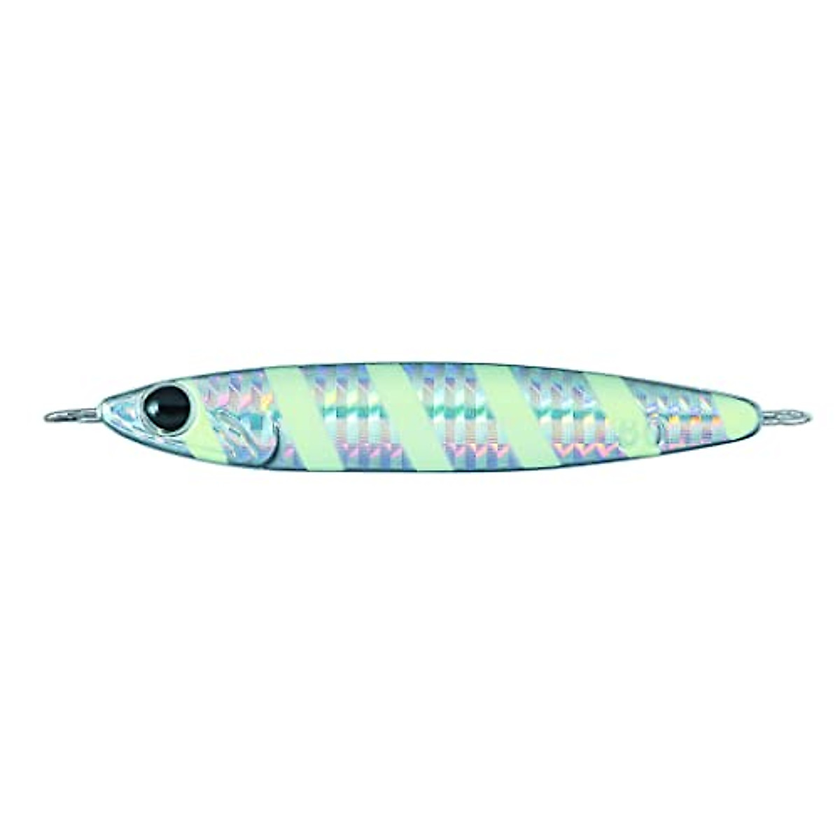 Daiwa Fishing Lure Metal Casting Jig Color: Zebra Glow 30G