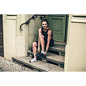 CEP Women's Compression Socks Compresion No Show Socks 3.0, Black/Dark Grey IV