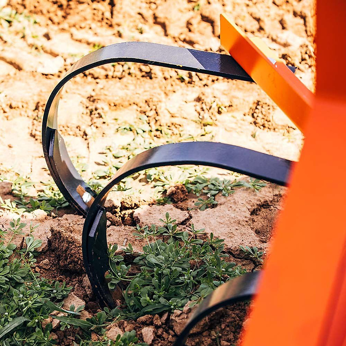 Titan Attachments Cultivator with 6 Spring Steel Shanks 3 Point Quick Hitch