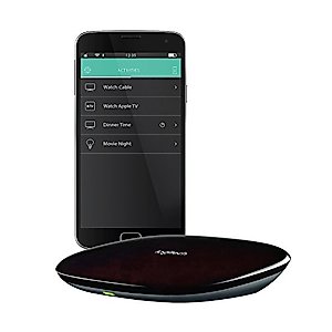 logitech 915-000238 Harmony Home Hub for Smartphone Control of 8 Home Entertainment and Automation Devices (Renewed)