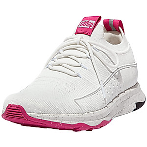 Fitflop Women's Mid-Top Trainers Cross, Urban White Mix, 9