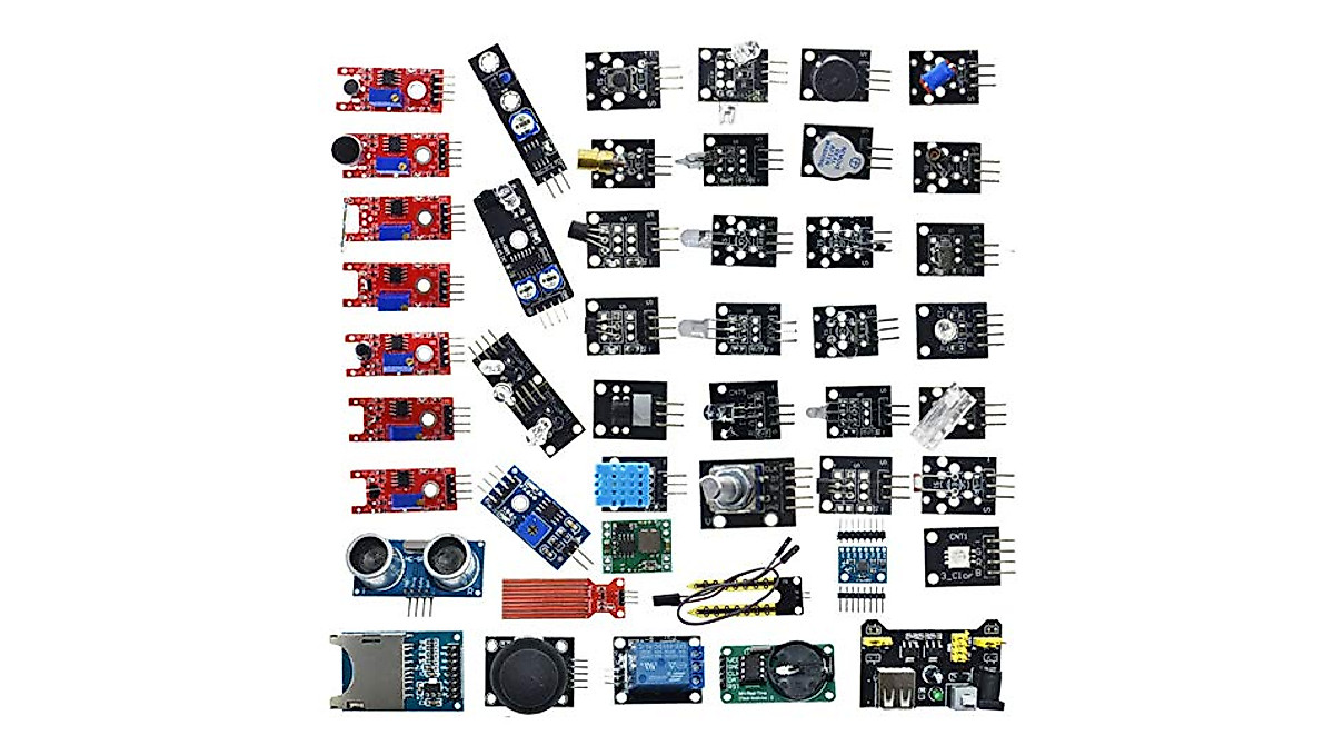 Alician 45 in 1 Arduino Sensor Kit - Ultimate Starter Pack