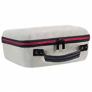 YipuVR Compatible with Anker Nebula Capsule 3 Laser Carrying Case, EVA Storage Bag for Nebula Anker Capsule 3 Laser 1080p Mini Projector 360° Protective Travel Box (Grey)