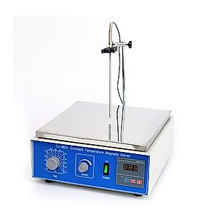 HinLIaDa Magnetic Stirrer, 10L 300W Hot Plate Stirrer, Thermostatic Magnetic Stirrer, Digital Heating Lab Mixer Hot Plate, 1250 RPM Magnetic Stir Plate with Temperature Control & Timing Adjusting