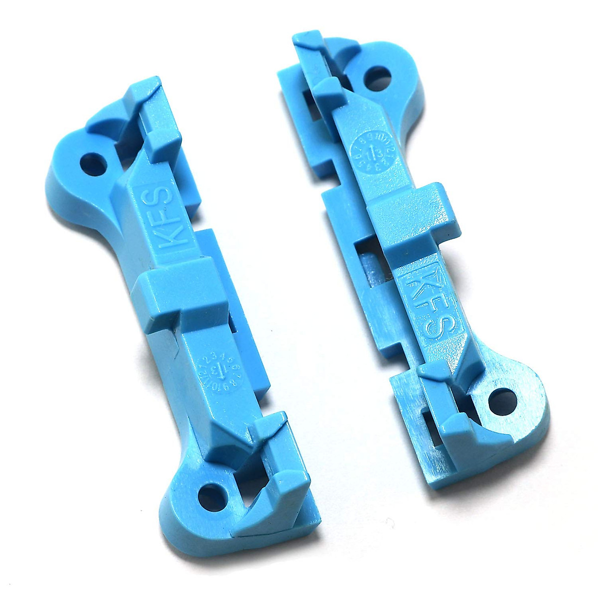 RLECS 4pcs Plastic CPU Fan Retainer Bracket Base Parts for AM2 AM3 FM1/2/2+/3 for PC Heat Sink Cooling Fan Mounting, Blue