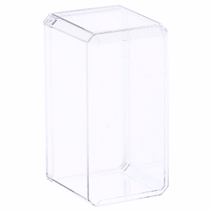 Pioneer Plastics 164C Clear Plastic Display Case for 1:64 Scale Cars, 3.5" W x 1.625" D x 1.75" H (Mailer Box), Pack of 3