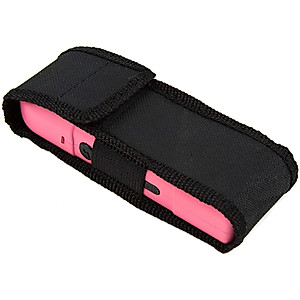POLICE Stun Gun 628 - Rechargeable with LED Flashlight Siren Alarm, Pink