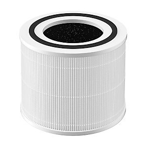 Future Way Core 300 Replacement Filter for LEVOIT Core 300 & 300S Air Purifier, 3-Stage H13 True HEPA Filter for Common Airborne Substance Removal, Replace Core 300-RF, White, 1-Pack