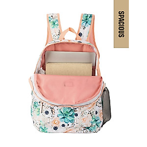 Dickies Backpack Classic Logo Water Resistant Casual Daypack for Travel Fits 15.6 Inch Notebook (Cactus Rose)