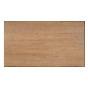 Powell Rustic Honey Solid Pine Double Pedestal Design Dining Sophia Table