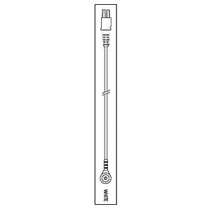 Leadwire White 40" Dual/Snap LSW005