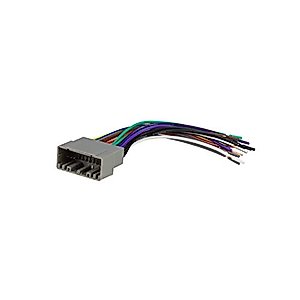 Scosche CR02B Compatible with 2002-07 Chrysler, Dodge, Jeep, Plymouth Power/Speaker Connector / Wire Harness for Aftermarket Stereo Installation with Color Coded Wires
