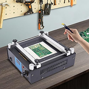 110V 853A 450W SMD PCB Preheater bga Rework Station Preheating Oven Station Infrared Preheating Station Hot Plate Preheating Oven Welder