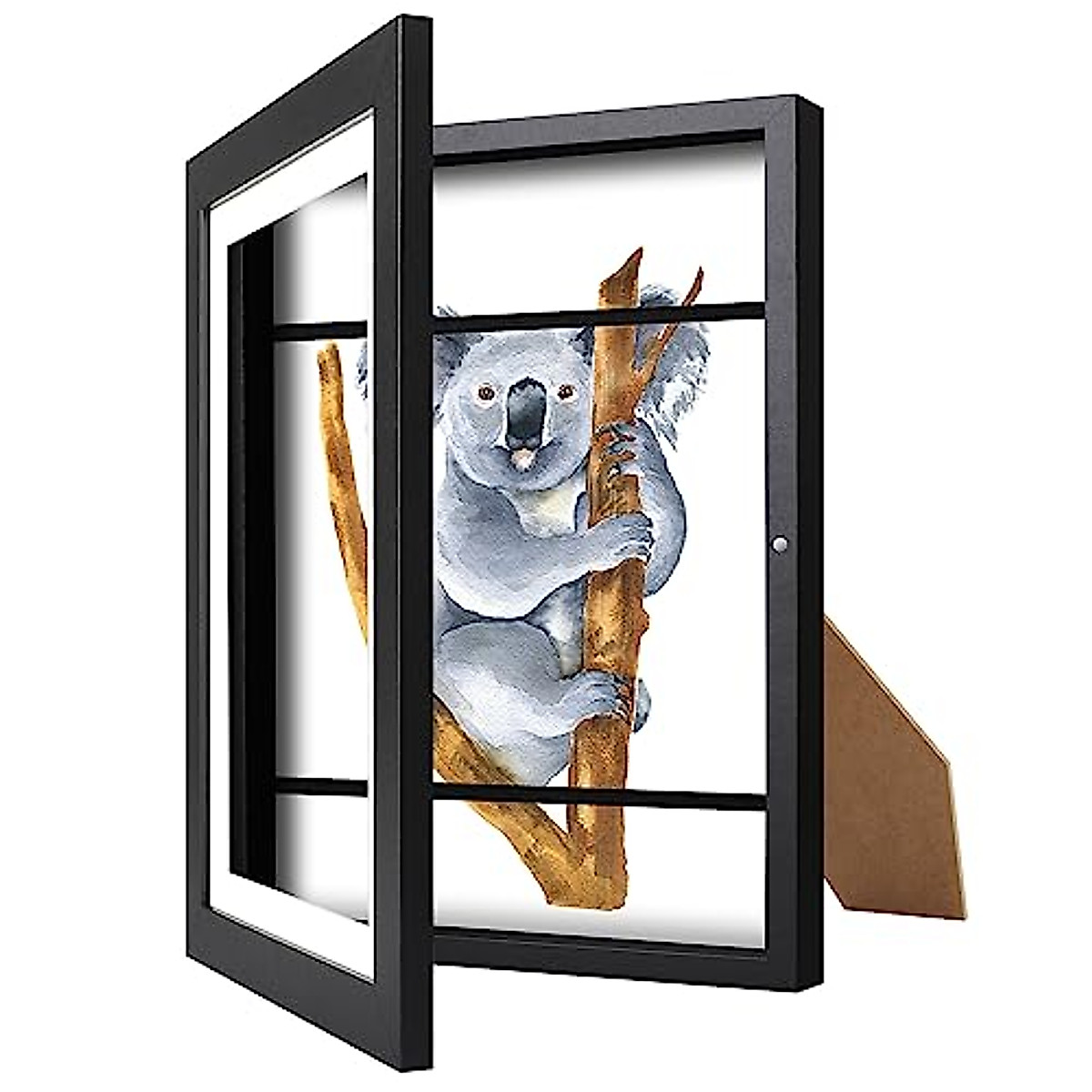 Funchi 10x12.5 Kids Art Frame, Front Opening Storage Kids Artwork Frames Changeable for Wall and Tabletop with 4 Display Types, Holds 50 Pcs Children Art Projects, 3D Picture, Drawing, Schoolwork, Craft, Portfolio, Hanging Art Frames in Kids Room Décor Ho