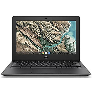 HP 2022 Newest Chromebook 11A G8 Education Edition, 11.6" HD Laptop, AMD A4-9120C(up to 2.4GHz), 4GB Memory, 96GB Space(32GB eMMC+ABYS 64GB Card), Webcam, USB-C, WiFi, Bluetooth, Chrome OS, JVQ MP