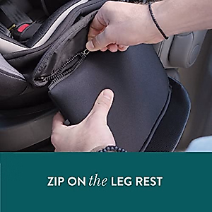 Evenflo Gold Revolve360 Extend All-in-One Rotational Car Seat with Green & Gentle Fabric (Emerald Green)