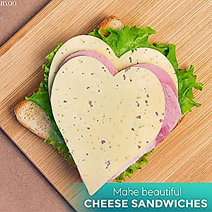 5Pcs Egg Rings for Frying Eggs - Pancake Mold Women's Day Breakfast Accessories Heart Ring Star Shaped Molds Mickey Mouse Mold Round Egg Mold - Stainless Steel Ring Molds for Cooking Egg Accessories