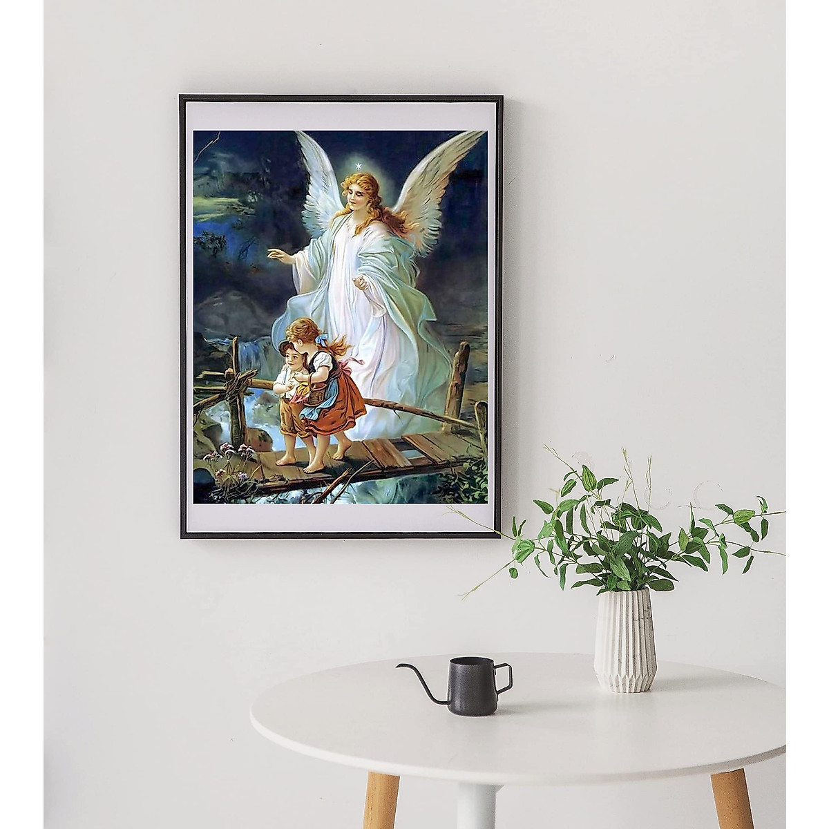 liziciti DIY Diamond Painting Kits for Adults Beginner and Kids, "Angels Around You" Full Drills 5D Diamond Mosaic Paintings for Home Wall Décor, 12" x 16"