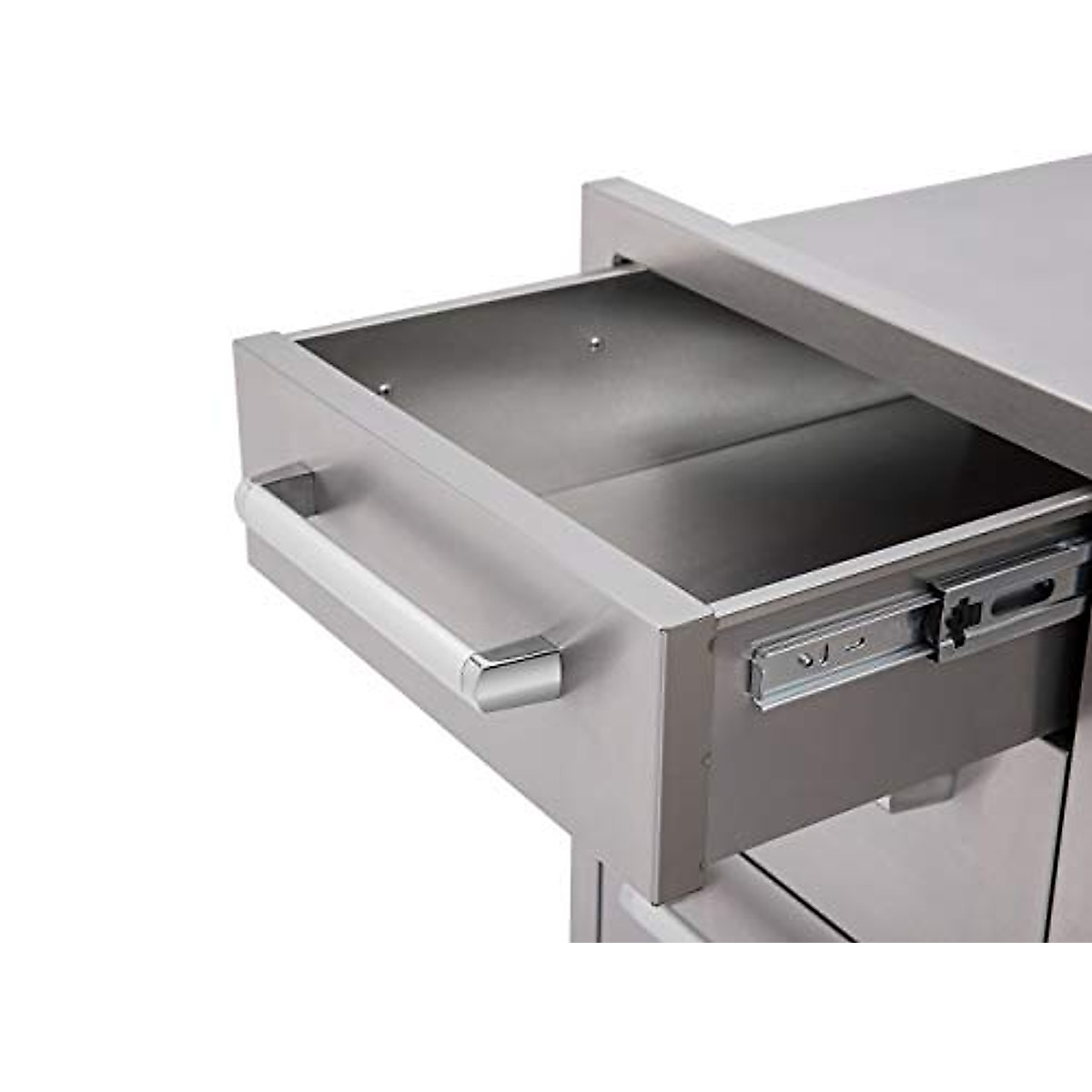 Bonfire Outdoor Kitchen Drawers Stainless Steel Built-in Triple Drawers L16.5 x W21.9 x H22 Inches Triple Layer BBQ Drawers for Outdoor Kitchen BBQ Island, 304 Stainless Steel Drawers, CBATD