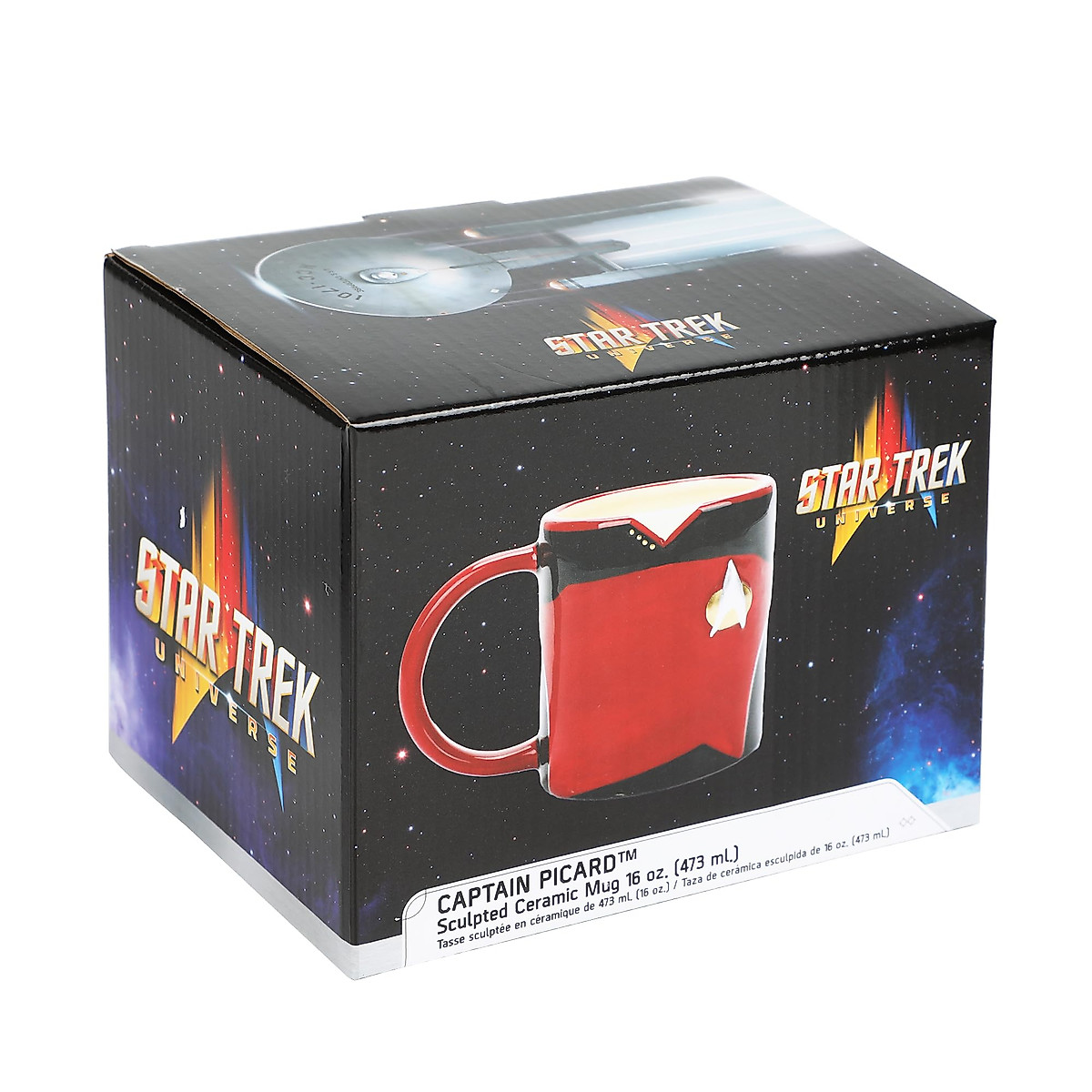 Bioworld Star Trek Picard Uniform 16 Oz Ceramic Mug