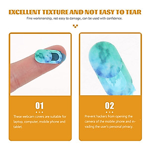 Mobestech 4pcs Colorful Privacy Cover Computer Camera Cover Slide Webcam Cover Slide Laptop Privacy Camera Cover Webcam Cover for Laptop Web Camera Cover Laptop Camera Cover