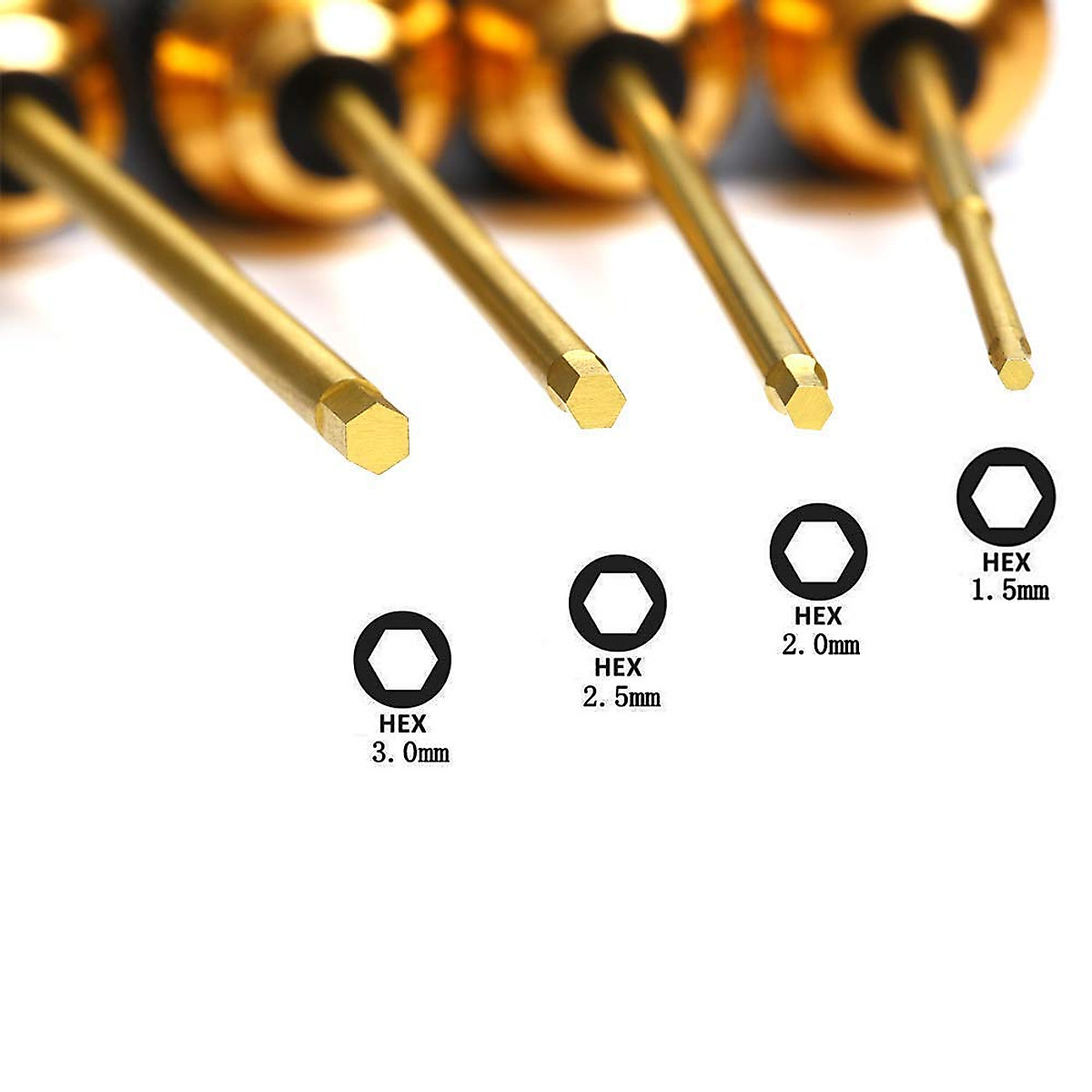 Racingirl NIDICI Titanium Hexagon Screwdriver Wrench Tool for Multi-Axis FPV Racing Drone RC Quadcopter Car Modeling Robot