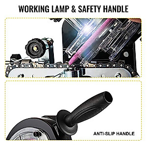 Mophorn Chainsaw Sharpener 230W, Professional Multi-Angle Adjustable Chain Grinder 3000RPM, Electric Chainsaw Blade Sharpener for 1/4" to 2/5" Chains