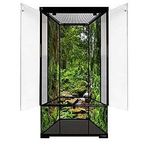 Carolina Custom Cages, BDH 18Lx18Wx42H Bio Deep Hybrid Terrarium; Easy Assembly