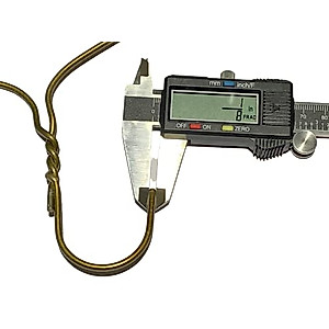 Amazing Drapery Hardware Drapery Hangers, 1/8 inch Steel Wire 10 Pack, 18 inch Wide