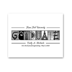 College Graduation gift, Personalized gift for Graduates, Graduation Party Décor, Grad gift for him, Grad gift for her