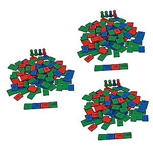 MAGICLULU Newborn Toys 3 Sets Home Edition Stamp Game Wooden kidcraft playset Blocks Boys for 3 Year Old Boys for Boys Age 1 Teaching aids Bamboo Girl Star Stickers