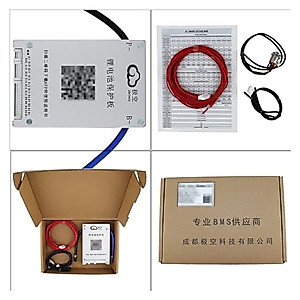 JK BMS Battery Protection Module Smart Active Balancing BMS Protection Board, Balance Current 0.4A 0.6A 8S 17S 20S 24S Continuous Discharge 40A 60A 80A Battery Equalizer (Color : BD4A17S4P, Size : J