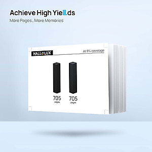 HALLOLUX 67XL Black Ink Cartridge Replacement for HP Ink 67 67XL Compatible with Envy 6000 6055e 6400e 6455e 6458e DeskJet 2755e 2700 4100 4155e Printer (2 Black)